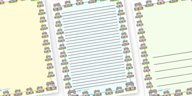 House Home Page Borders (teacher made)