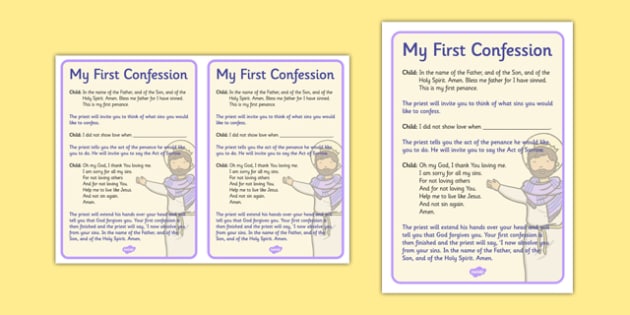 Sacrament of Reconciliation Rite of Penance Order - religion