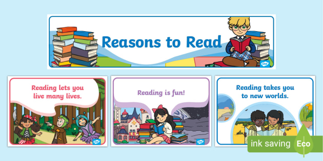 👉 Reasons to Read Display Pack - Reading Display Resources KS2