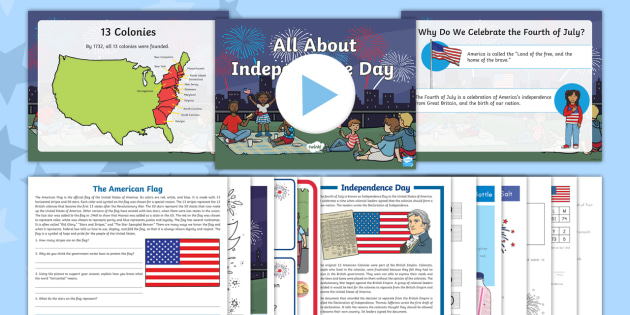 Independence Day K-2 Activity Pack - independence Day, fourth of july ...