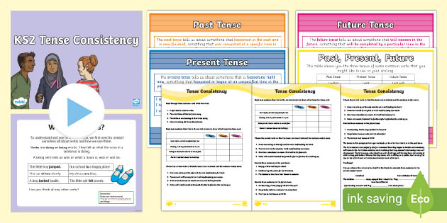 KS2 Tense Consistency Activity Pack - Primary Resource