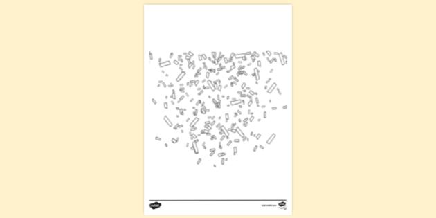 FREE! - Confetti Colouring | Colouring Sheet (Teacher-Made)