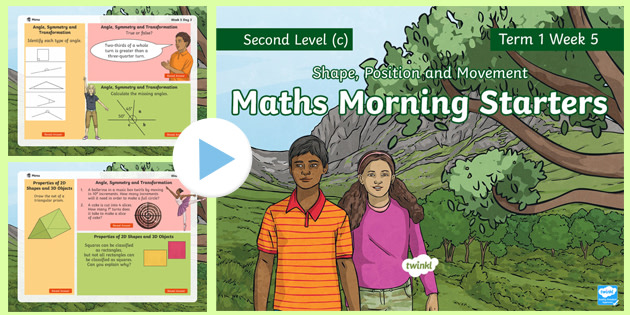 Maths Morning Starters Second Level (c) Term 1 Week 5 PowerPoint