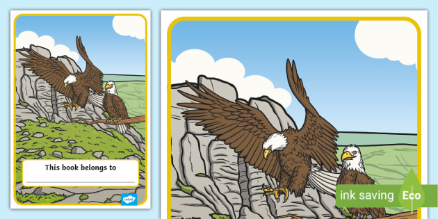 FREE! - Eagle Themed Book Cover (teacher made)