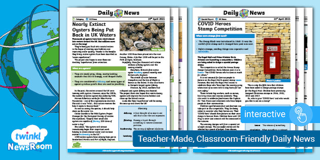 KS2 Newspaper Articles | Twinkl NewsRoom (Teacher-Made)