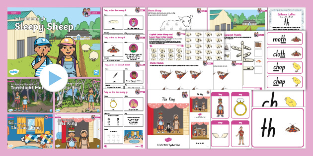 Phonics 'sh, th, th, ng' Level 3 Week 3 Weekly Lesson Pack
