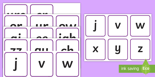 Phase 3 Sounds on Word Tiles (teacher made)
