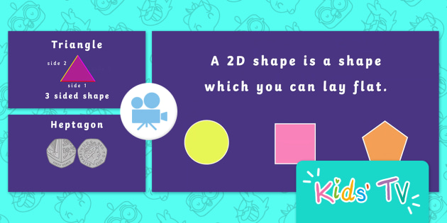👉 * NEW * 2D Shapes Explained for Kids (teacher made)