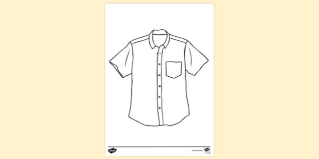 FREE! - Shirt Colouring | Colouring Sheets (teacher made)