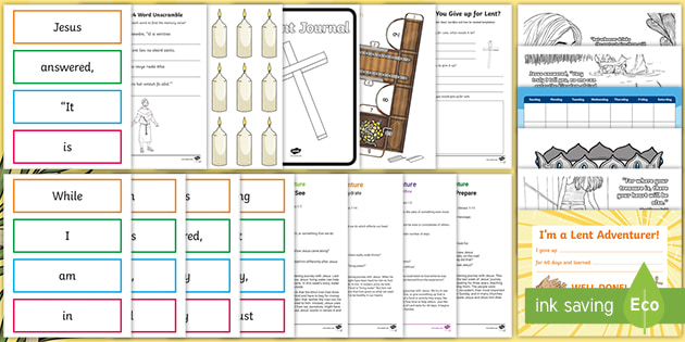 Lent Adventure Teaching Pack (teacher made)