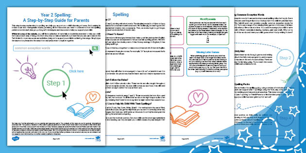 Year 2 Spelling: Parent Guide and Activities Pack