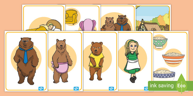 Goldilocks and the Three Bears Display Posters - Twinkl