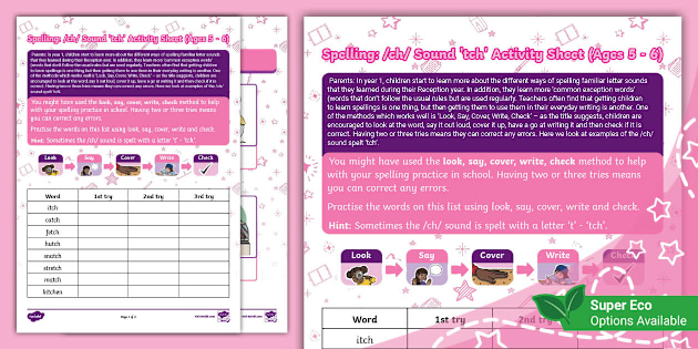 Spelling Activity Sheet • Twinkl.ca