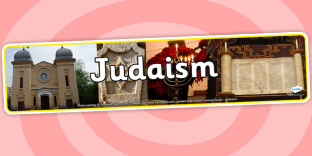 Judaism Photo Display Banner (teacher made)