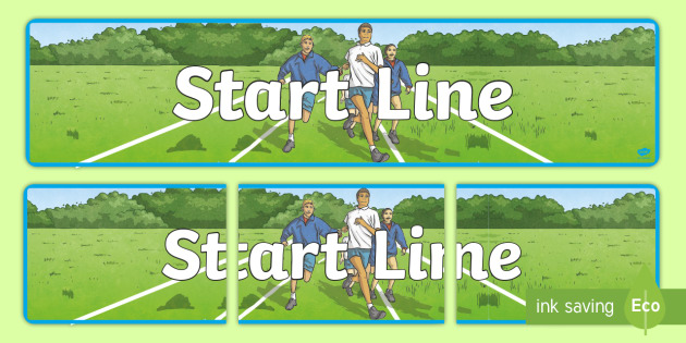Sports Day Start Line Banner (Teacher-Made)