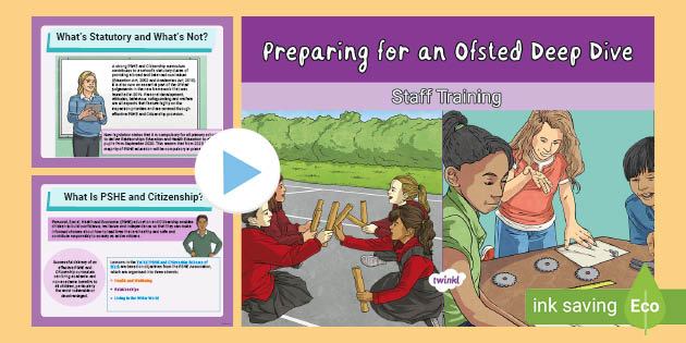 Ofsted PSHE Deep Dive: Staff Training PowerPoint