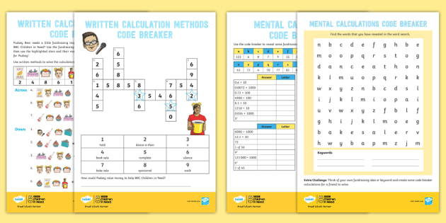BBC Children in Need 2018, Primary resources, children, charity, help