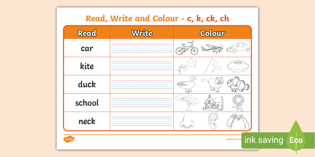 K Sound Tracing Worksheet | Primary Resources (teacher made)