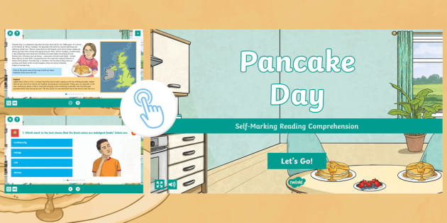 Interactive Pancake Day Reading Comprehension | Twinkl Go!