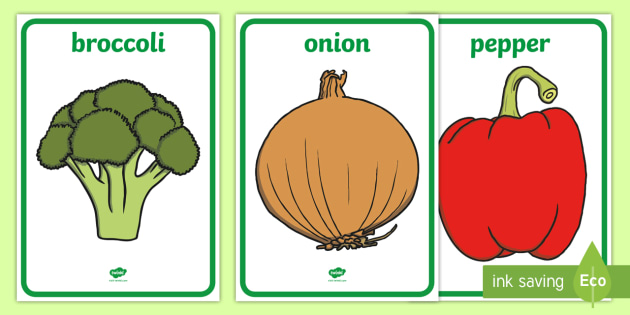 Vegetable Display Posters (teacher made)