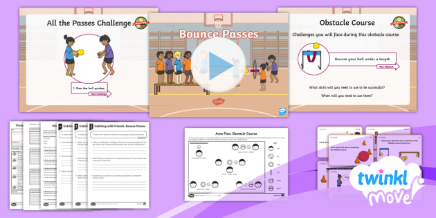 👉 How to Bounce Pass - Year 2 PE Throwing & Catching Lesson