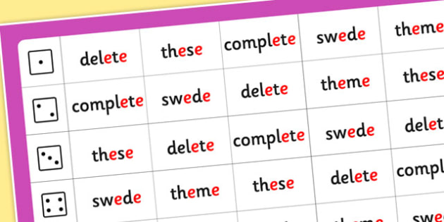 Phase 5 Roll and Read Mat e-e (teacher made)