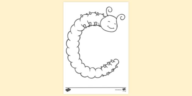 FREE! - C Colouring Page | Colouring | Colouring Sheets