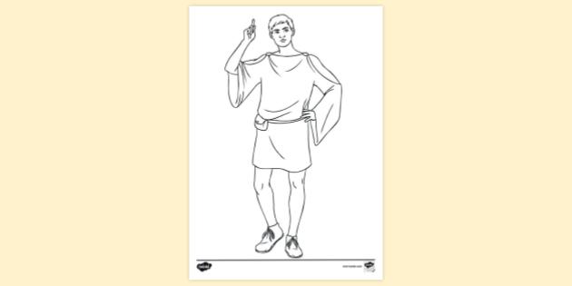 FREE! - Demetrius Colouring | Colouring Sheets