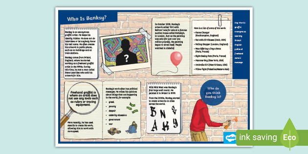 KS2 Who Is Banksy? Information Poster