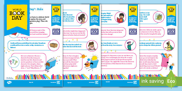 FREE! - World Book Day: Role Play Prompts (teacher made)