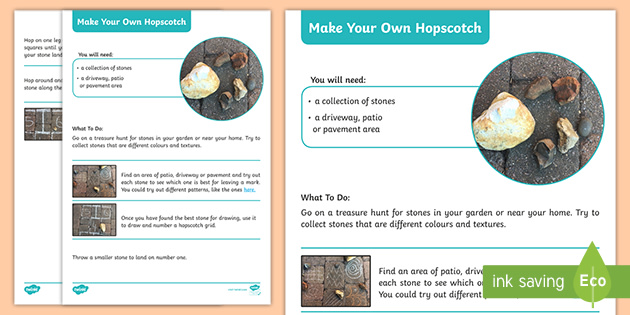 Create Your Own Hopscotch (teacher made)