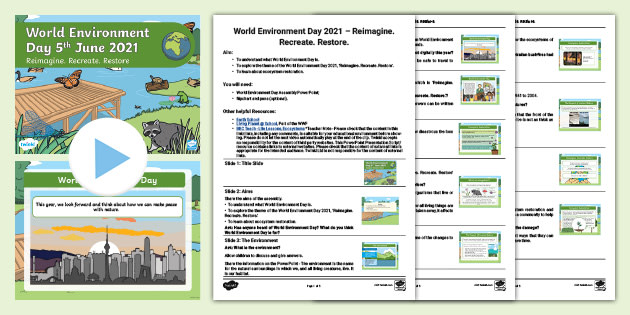 World Environment Day Whole School Assembly Pack