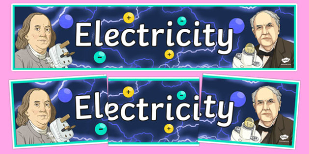 FREE! - Electricity Display Banner - electricity, electricity banner