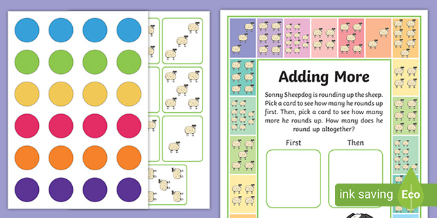 👉 Rounding up the Sheep - Adding Game (teacher made)
