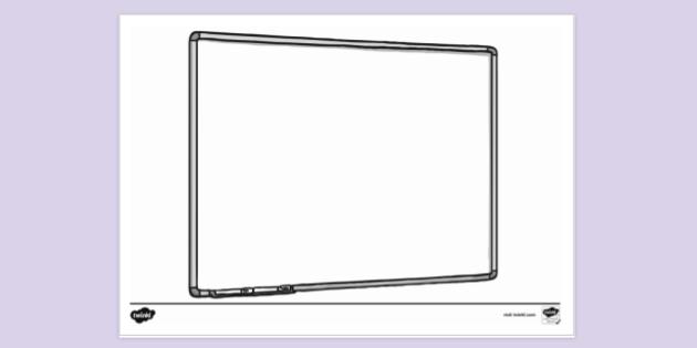FREE! - Teachers Whiteboard Colouring Sheet | Colouring Sheets