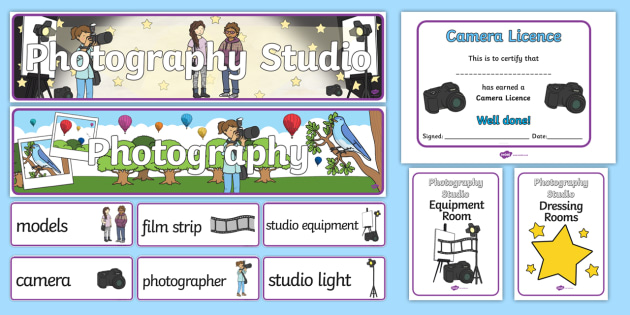 Photography Studio Role-Play Pack