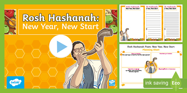 KS2 Rosh Hashanah Poem: New Year, New Start Activity Pack