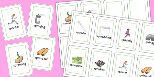 Two Syllable SPR Playing Cards