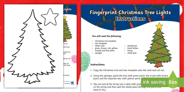 Christmas Fingerprint Art - Easy Arts & Crafts for Children