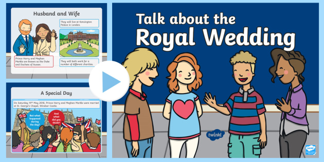 EYFS / KS1 Talk about the Royal Wedding PowerPoint