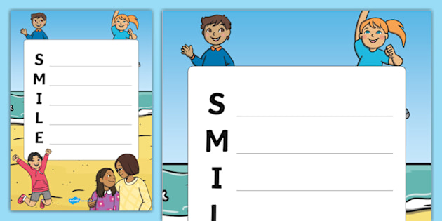 Acrostic Poem Templates | twinkl.co.uk