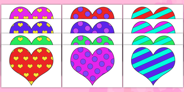 Free Printable Valentine Heart Patterns Free And Customizable