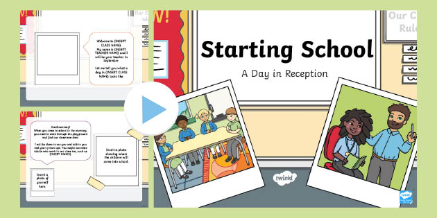 Starting School - A Day in Reception PowerPoint