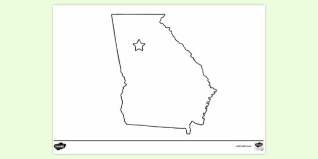 Georgia Colouring Page | Colouring Sheets