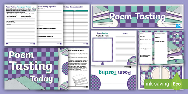 Poem Tasting Pack (teacher made)
