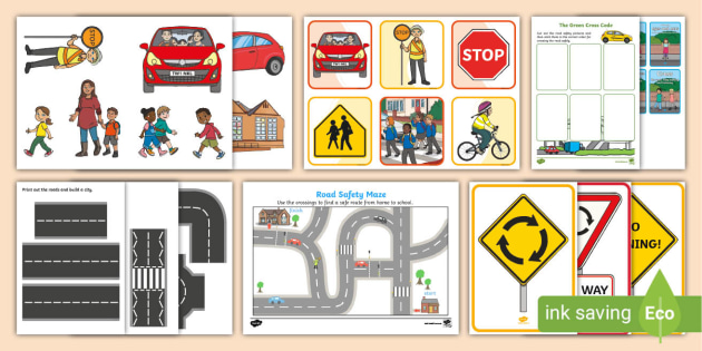 Road Crossing Safety Resource Pack (teacher made)