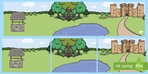 The Frog Prince Small World Background (teacher made)