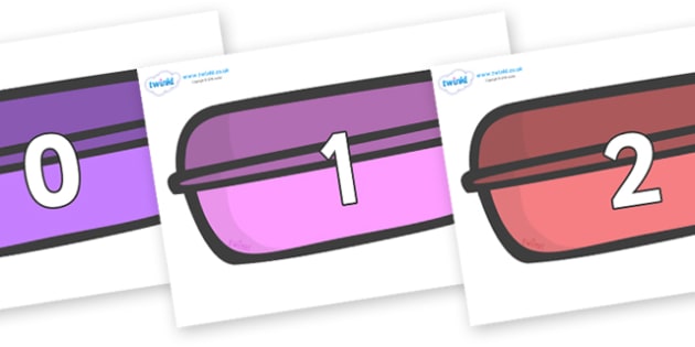 FREE! - Numbers 0-50 on Packets (teacher made)