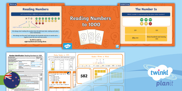 Level 2 Number Identification: Read, Write and Order Numbers to 1000 ...