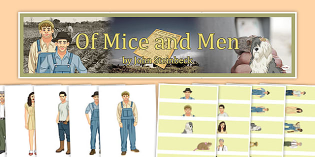GCSE Of Mice and Men Display Pack - of mice and men, display